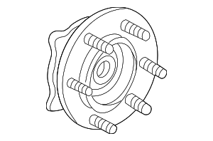 2009-2014 GM Front Wheel Hub 84856649 GM | GMPartsDirect.com