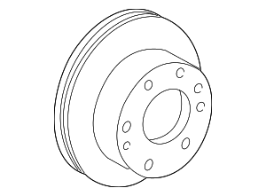2005-2019 GM Front Disc Brake Rotor 22950036 | NewGMParts.com