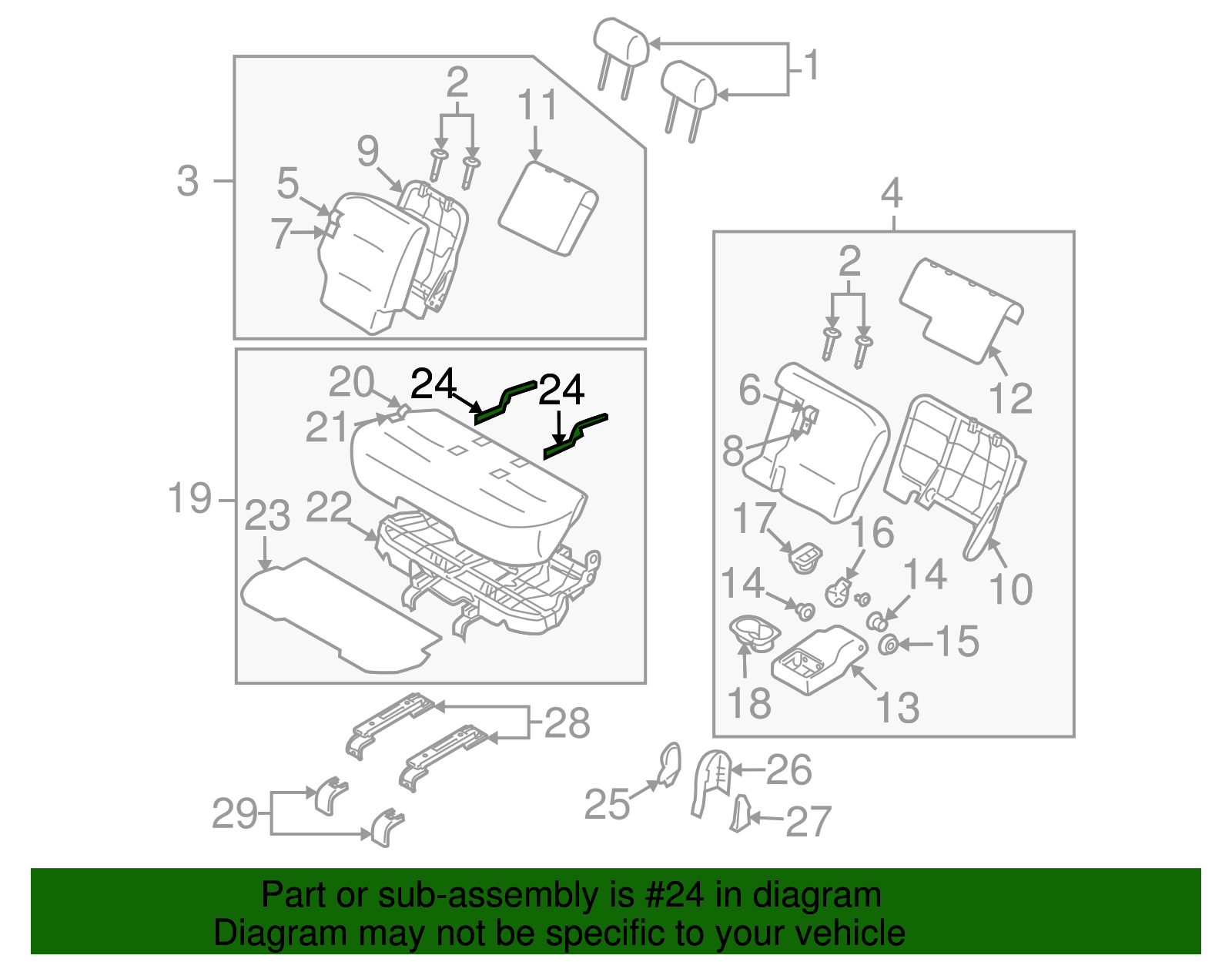 2009-2014 Nissan Cube Strap 88317-1FA0A | Nissan Parts Central