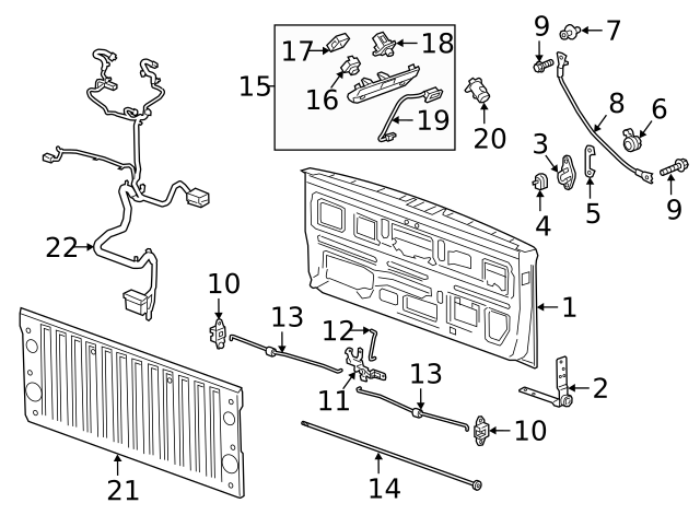 2023 Chevrolet Silverado 1500 Handle 86789907 | TascaParts.com