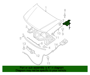 65401-ZP00A - Hood Hinge 2005-2021 Nissan | Nissan Parts & Accessories ...