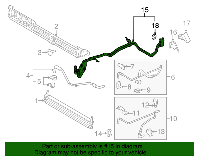 2015-2020 Ford F-150 Cooler Pipe FL3Z-7R081-G | Varsity Ford