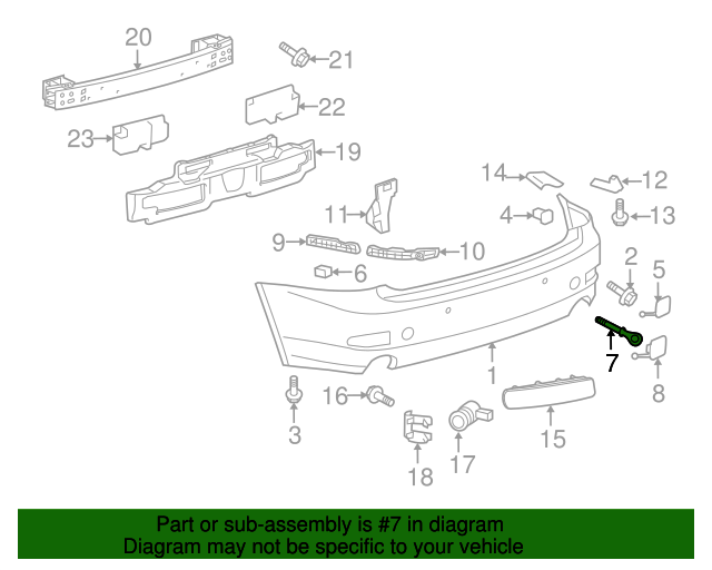 2008-2015 Lexus Tow Hook 51961-53010 | OEM Parts Online