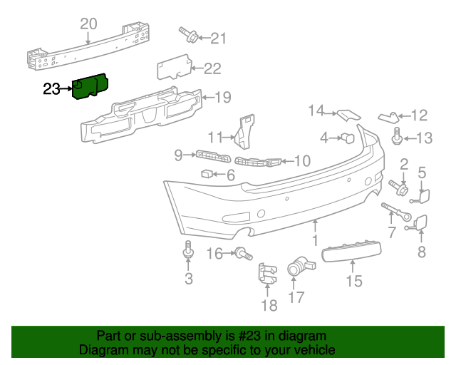 2010-2013 Lexus Bumper Cover Reinforcement 52188-53040 | OEM Parts Online