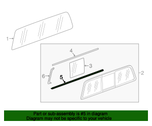2015-2022 GM Lower Channel 23451111 | Auto Parts Express