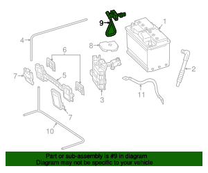 000-905-84-12 - Negative Cable 2019-2022 Mercedes-Benz | Mercedes-Benz ...