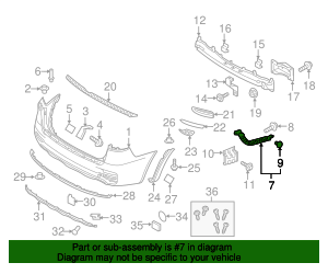 2016-2020 Kia Sorento Upper Bracket 86661-C6000 | TascaParts.com