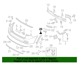 86699-C5010 - Wheel Opening Molding Retainer 2016-2020 Kia Sorento ...