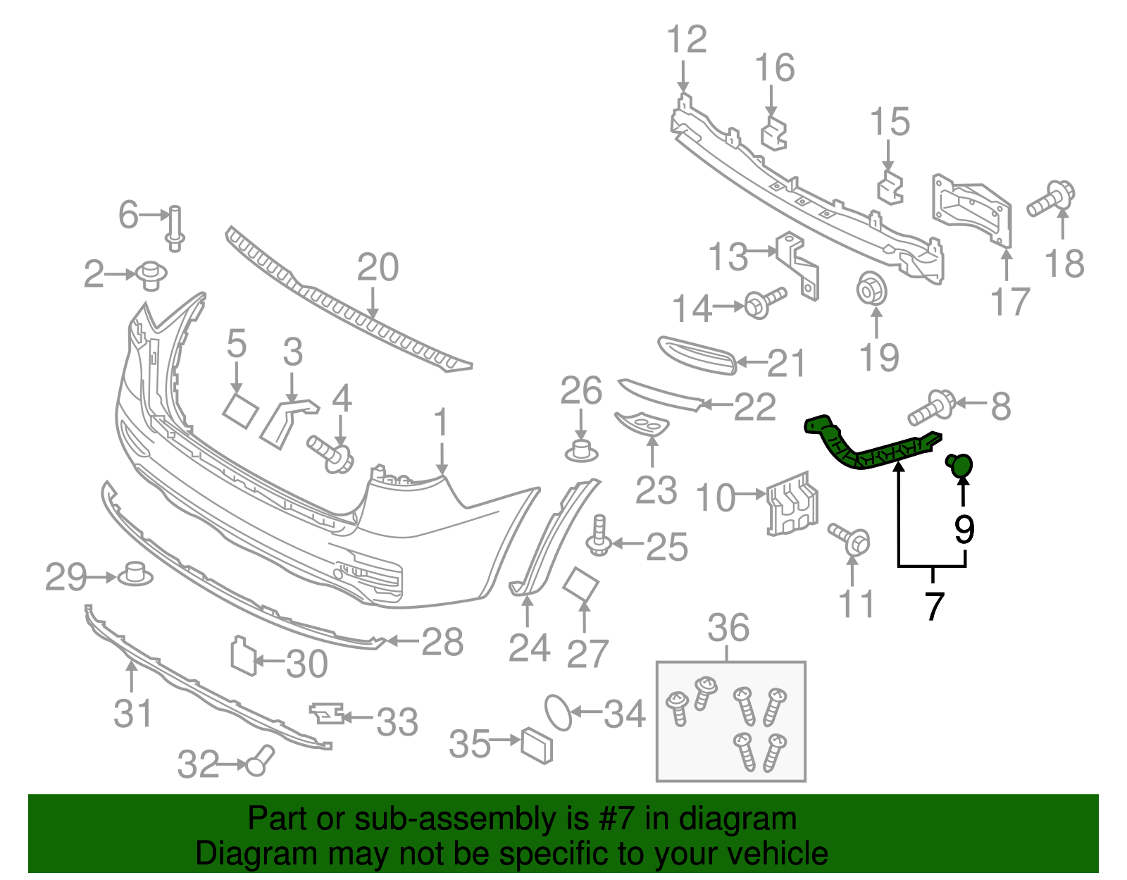 86662-C6000 - Upper Bracket 2016-2020 Kia Sorento | Kia.Parts Store
