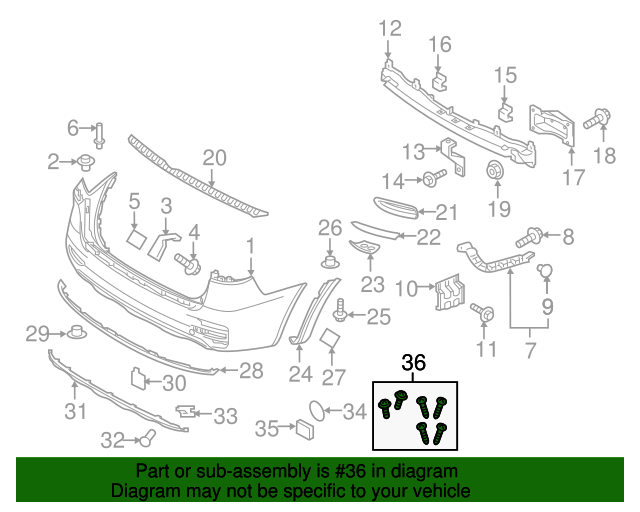 86920-1U500 - License Mount 2016-2020 Kia Sorento | Kia.Parts Store