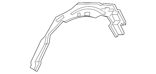 2017-2020 Honda Civic Extension, L Rear Inside Panel 64702-TGH-A00ZZ ...