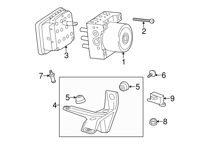 84334607 - Electronic Brake Control Module Assembly 2017-2019 Cadillac ...