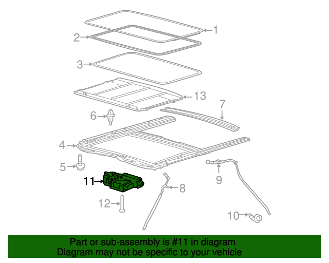 2009-2012 Ford Motor 9L8Z-15790-B | TascaParts.com