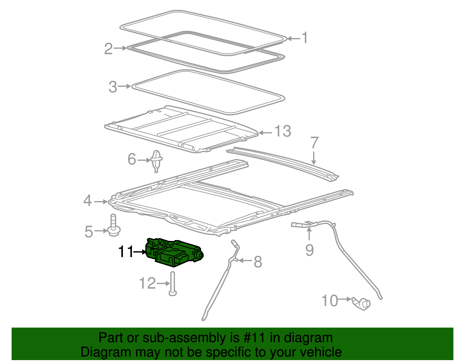 2009-2012 Ford | Motorcraft™ Motor | MM-1064 | Walls' Ford Parts