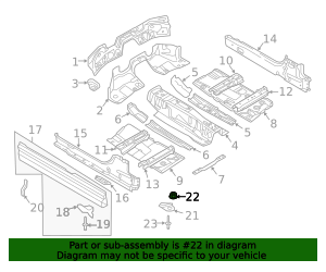 8V0-804-631-B - Jacking Bracket Plate 2016-2023 Audi | AutoNation Parts