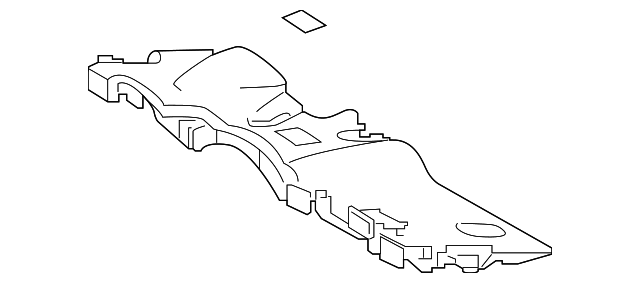 2019-2023 Toyota Radiator Support Access Cover 16681-F0030 | Toyota ...