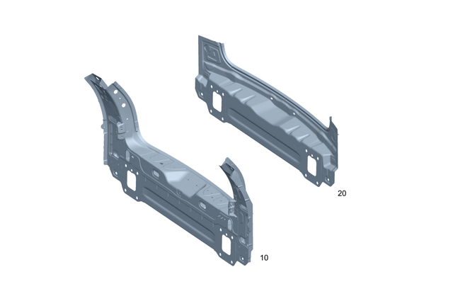 167-640-44-00 - Rear-End Center Section 2020-2025 Mercedes-Benz ...