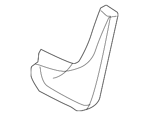 2009-2011 Toyota Yaris Mud Guard 65632-52100 | Toyota Parts Center