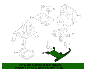 2007-2018 Volvo Lower Bracket 31301011 | OEM Parts Online