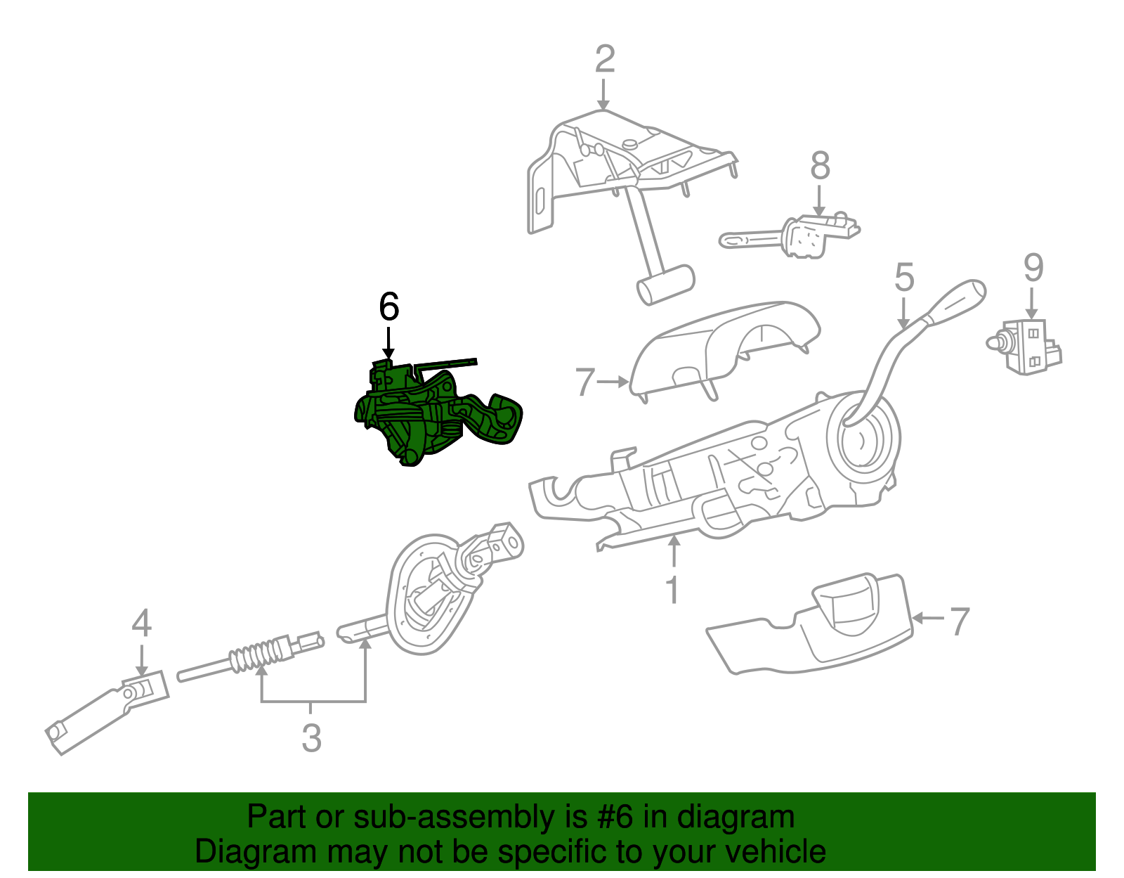 68470757AA - Gearshift Bracket | Mopar Parts Canada