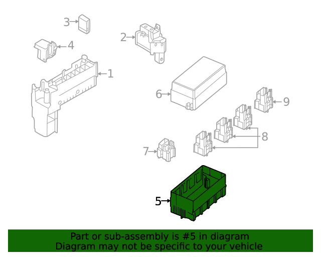 24382-6RA1A - Lower Cover 2021-2024 Nissan Rogue | Nissan Parts ...