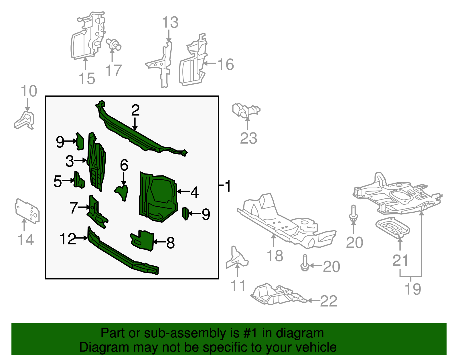 53201-60171 - Radiator Support - 2010-2020 Toyota 4Runner | Lithia ...