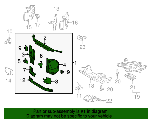 53201-60171 - Radiator Support 2010-2024 Toyota 4Runner | Longo Toyota ...