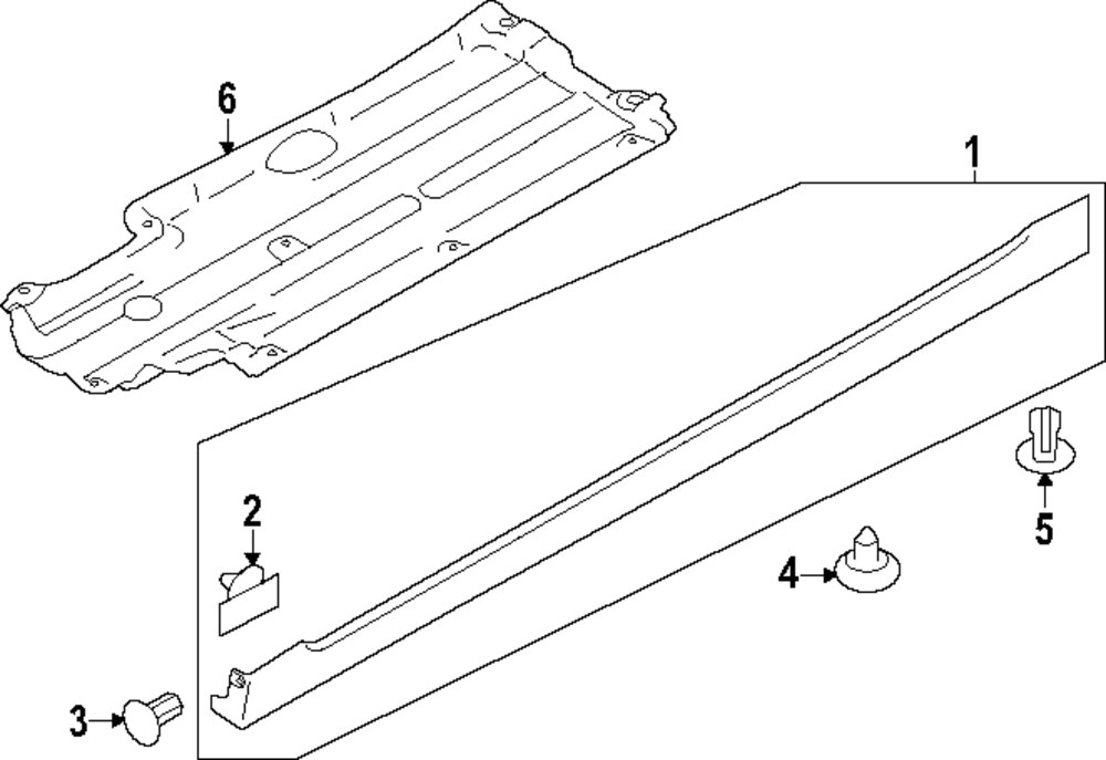2022-2024 Subaru WRX Rocker Molding 96051VC030 | DEVIL SUBARU PARTS