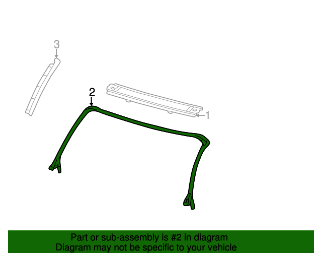 63251-24030 - Windshield Frame Weatherstrip Seal 2002-2010 Lexus SC430 ...