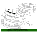 22761932 - OEM GM Retaining Strip | GMPartsCenter.net | GM Parts Center