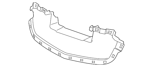 2014-2016 Chevrolet Front Bumper Fascia Center Air Deflector 22995190 ...