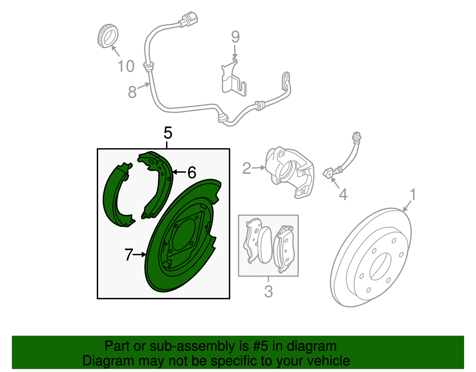 44000-EA07B - High-Quality Parking Brake Assembly for 2005-2019 Nissan ...