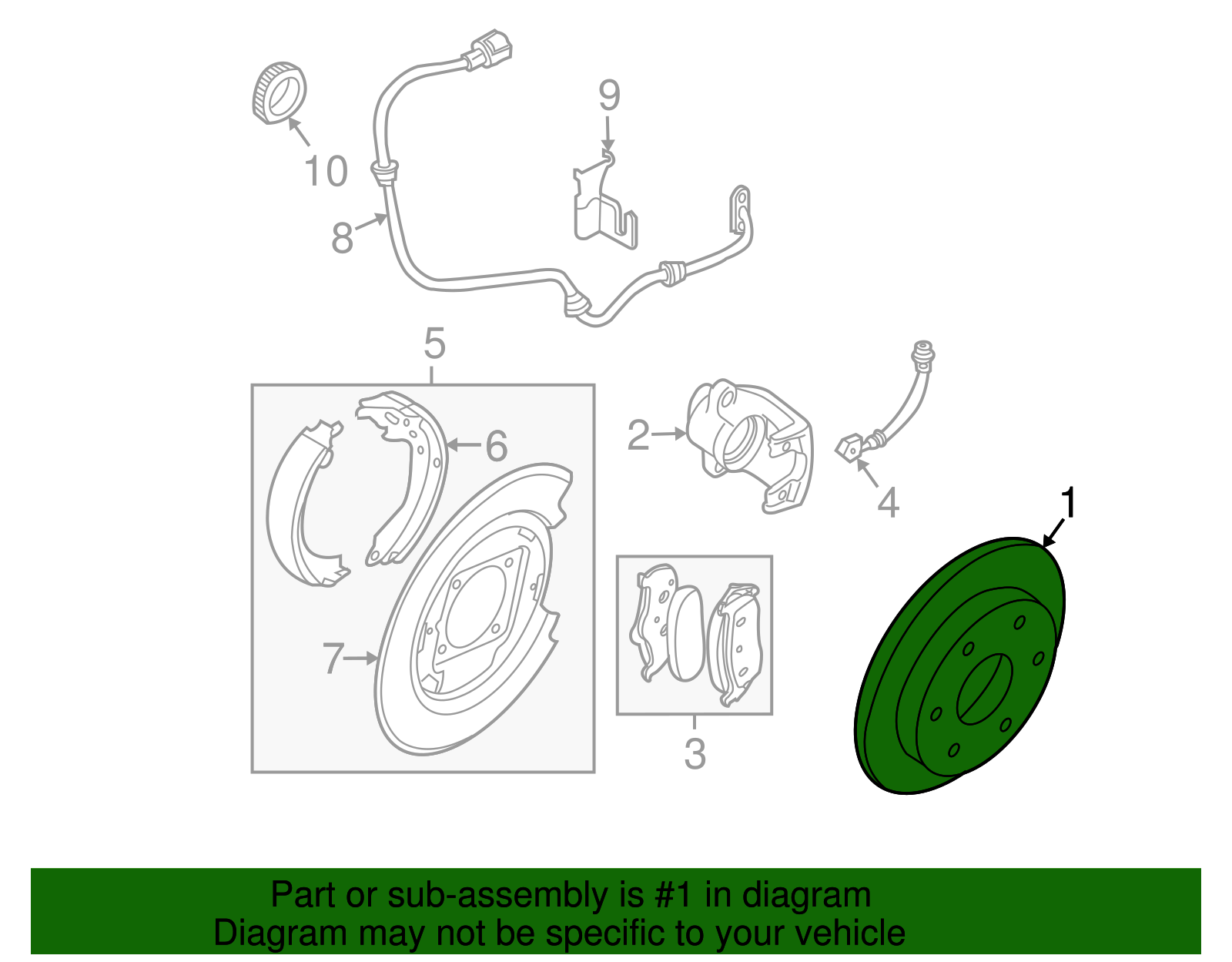 2005-2025 Nissan Disc Brake Rotor 432069BE0C | Retail Performance Auto ...