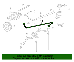 32411093929 - 1996-2001 BMW Pressure Hose (32-41-1-093-929) | BMW of ...
