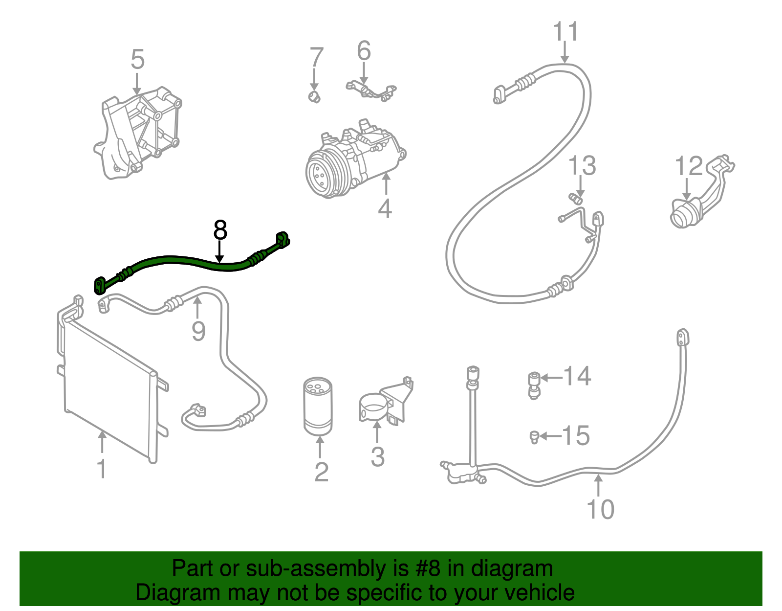 64-53-6-984-883 - Pressure Hose - 1999-2006 BMW | Buy BMW Parts Now