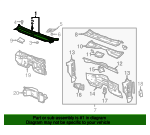 2007-2008 GM Cowl Cover 25865603 | TascaParts.com