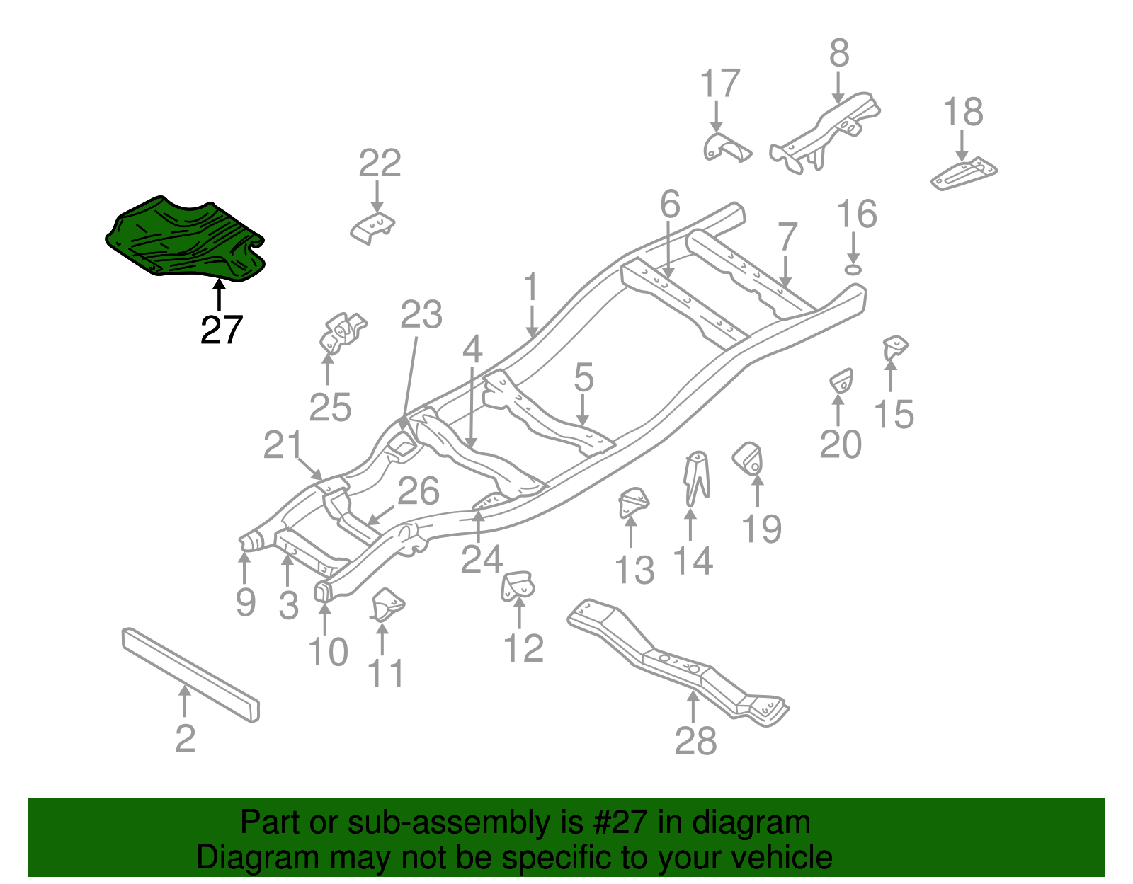 50810-01G10 - Cover - 1986-2004 Nissan | Nissan OEM Parts Direct