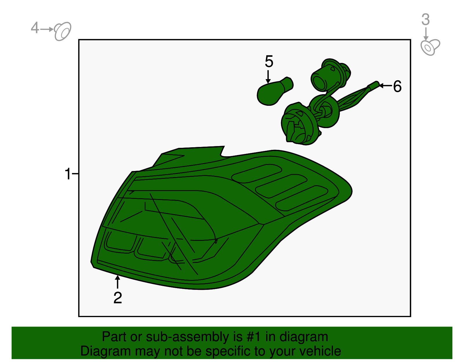 92402 A7130 - Combo Lamp Assembly 2014-2018 Kia Forte5 | Kia.Parts Store