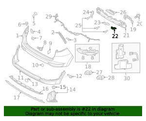2020 Kia Sportage Impact Bar Lower Bracket - Passenger Side (RH) 86635 ...