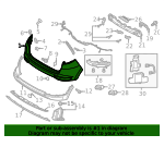2020-2021 Kia Sportage Bumper Cover 86640-D9500 | Genuine Kia Parts ...