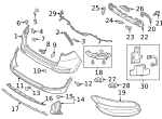 86688-D9500 - Bumper Trim 2020-2022 Kia Sportage | Kia.Parts Store