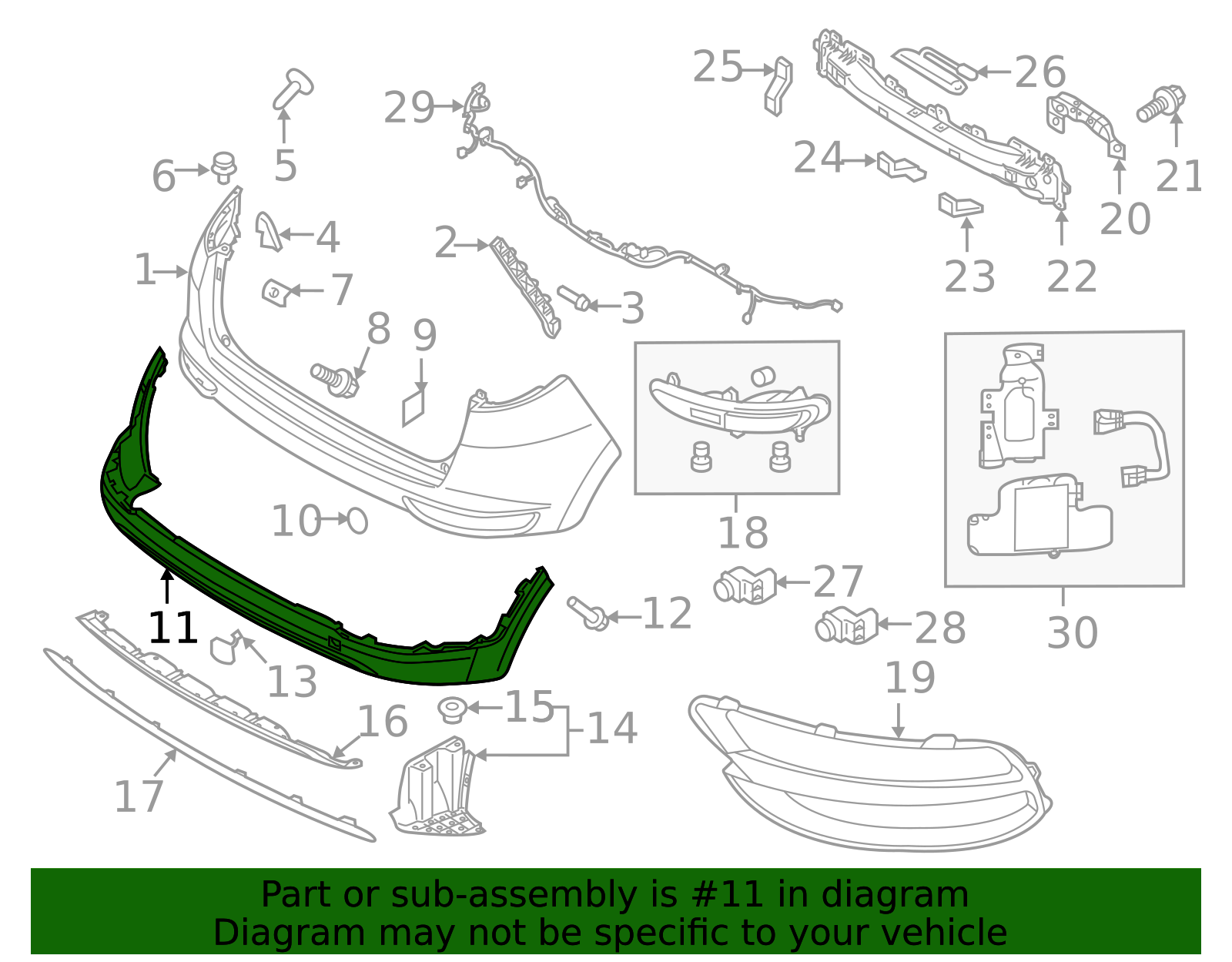 86650-D9600 - Lower Cover 2020-2022 Kia Sportage | Genuine Kia Parts