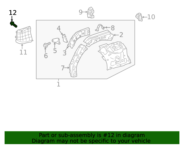 90119-A0451 - Under Cover Bolt - 2016-2023 Toyota | OEM Genuine Toyota ...