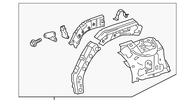 2019-2021 Toyota Apron Assembly 53701-0R060 | OEM Parts Online