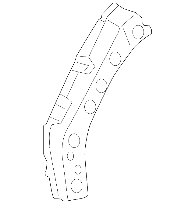 53708-0R030 - Apron Reinforced 2019-2024 Toyota | Ourisman Toyota Parts