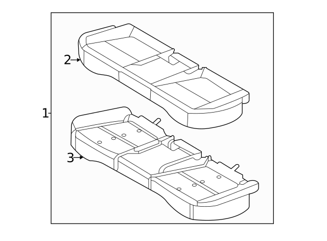 89160-AB040-CJP - Seat Cushion Cover 2021-2023 Hyundai Elantra ...