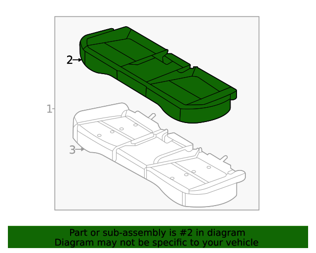 89160-AB040-CJP - Seat Cushion Cover 2021-2023 Hyundai Elantra ...