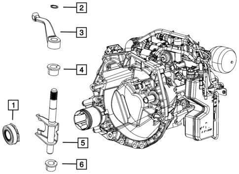 Clutch Controls for 2012 Fiat 500 | Mopar Parts