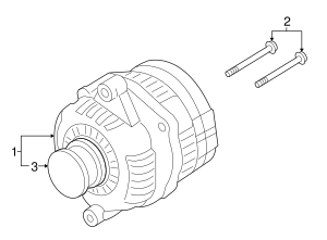 2009-2011 Chevrolet Alternator 96991181 | TascaParts.com