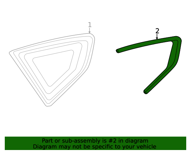 51377446221 - 2020-2022 BMW X6 Molding (51-37-7-446-221) | BMW of South ...